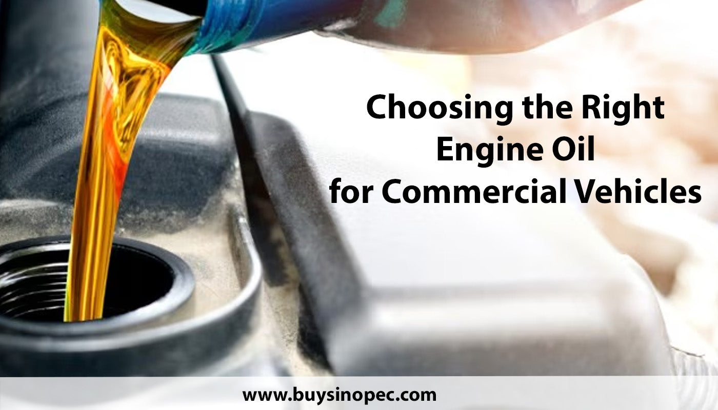 Choosing the Right Engine Oil for Commercial Vehicles: Why 10W-30 is a