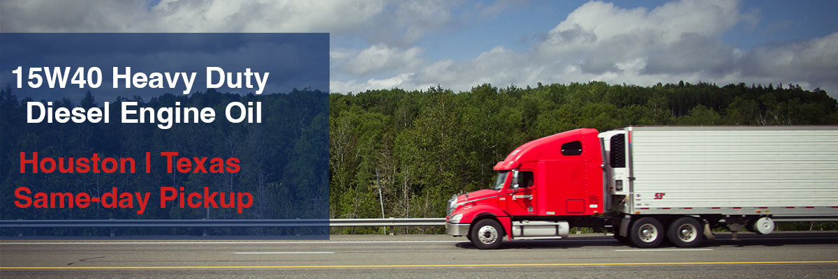 Houston Same-day Pickup: 15W40 Heavy Duty Diesel Engine Oil - 55 Gallo
